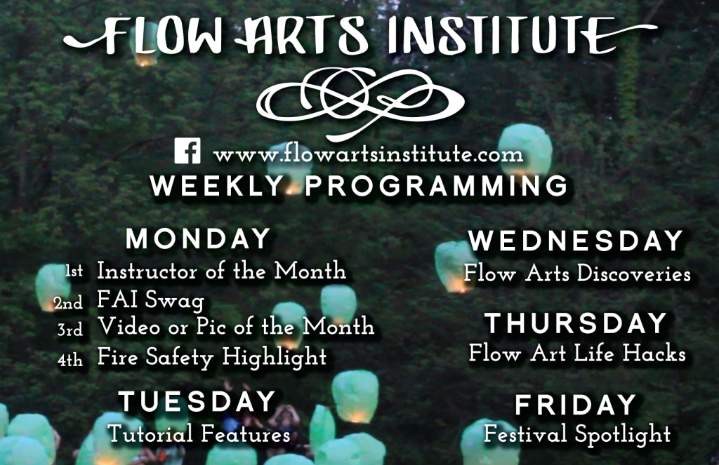 New! Regular Flow Arts Institute Programming - Flow Arts Institute